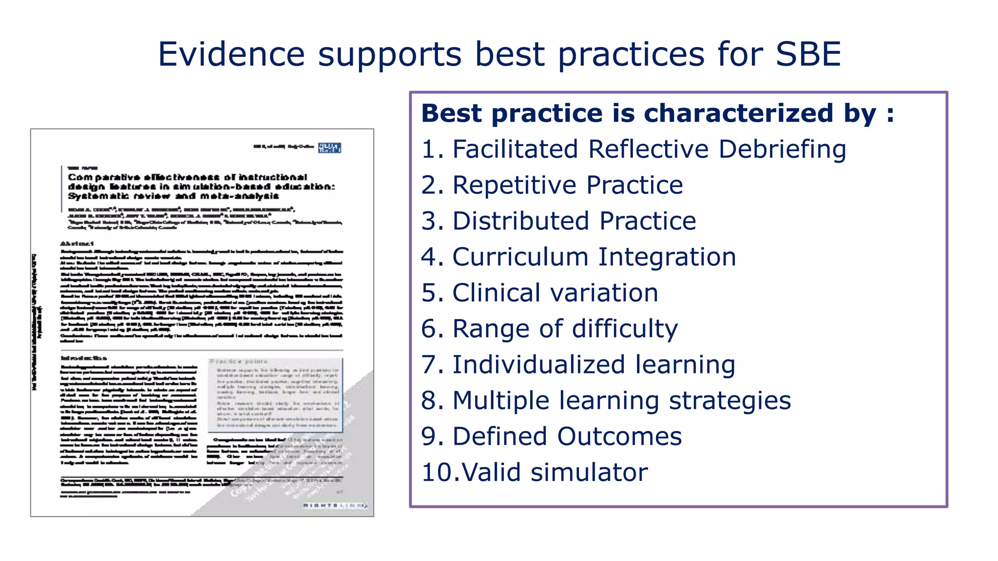 Simulation Based Education and OSCE | PPTX