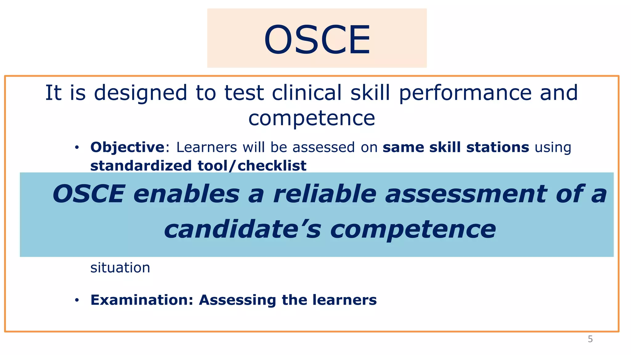 Simulation Based Education and OSCE | PPTX