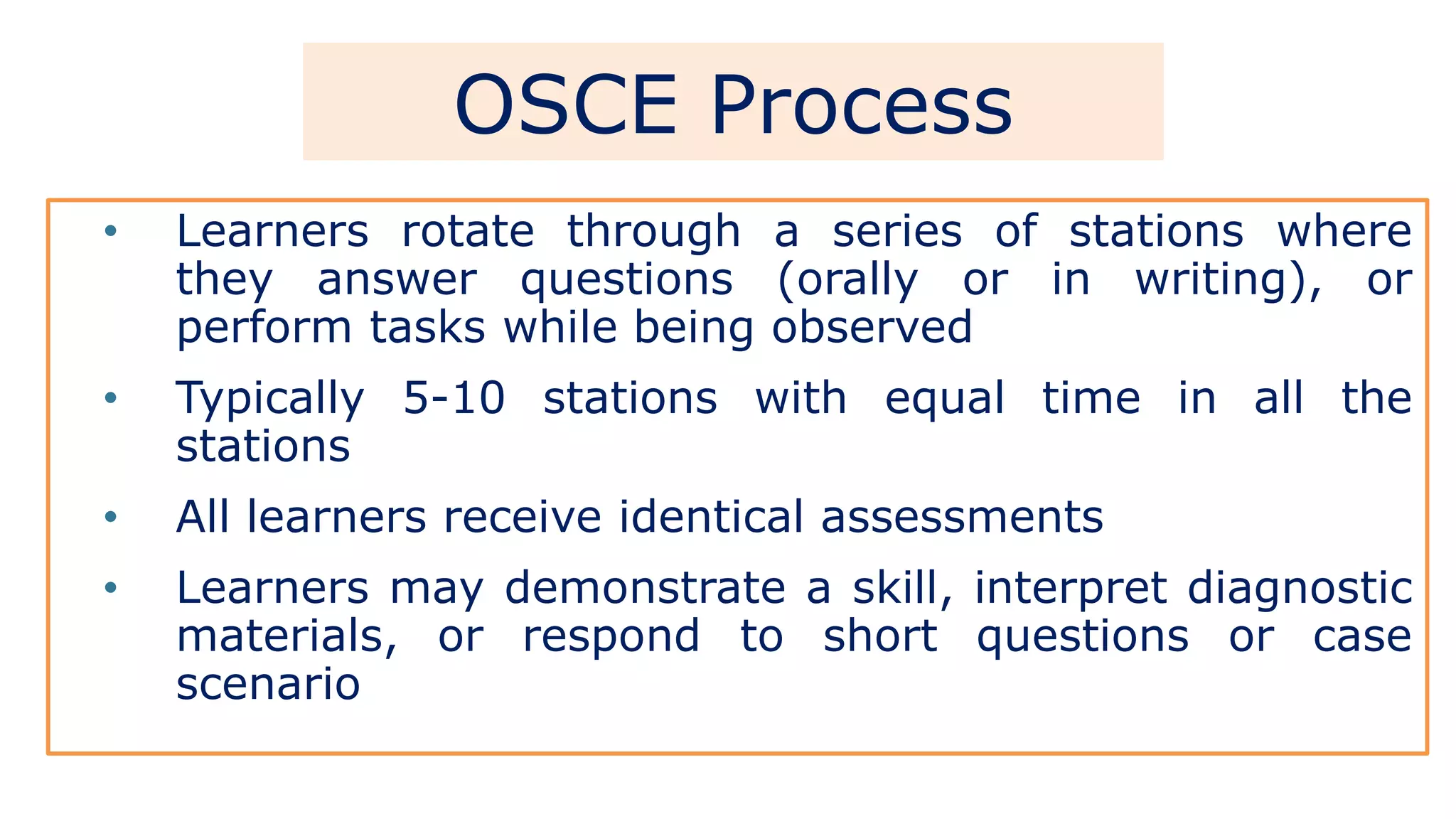 Simulation Based Education and OSCE | PPTX