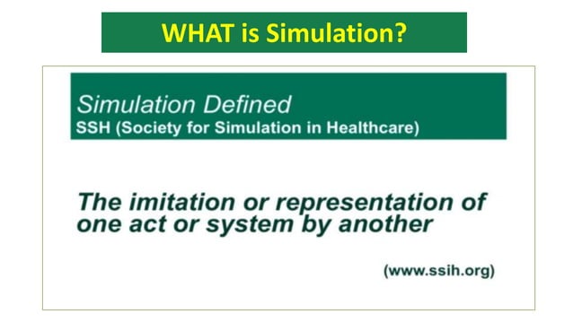 Simulation Based Education and OSCE | PPTX
