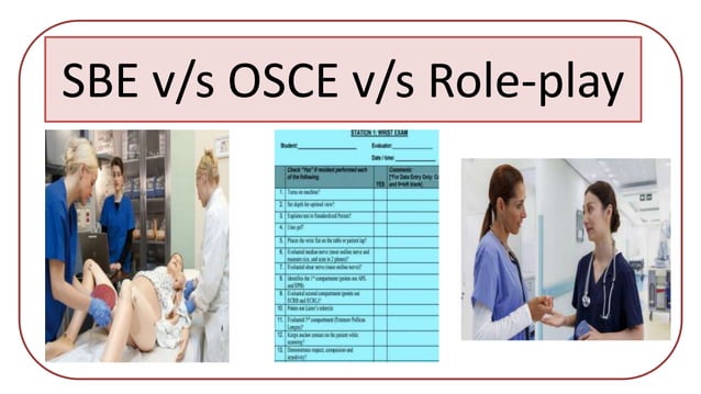 Simulation Based Education And Osce Pptx