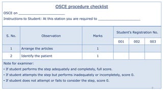 Simulation Based Education and OSCE | PPTX