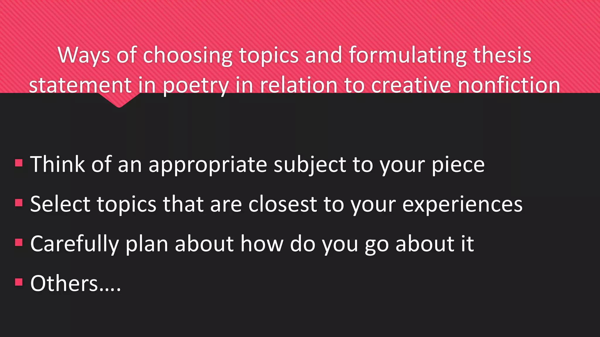 Cnf.literary conventions | PPTX