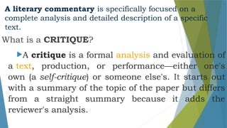 CNF- Lesson 11. Pptx "Evaluating a text" | PPTX