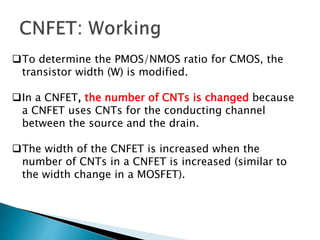 CNFET Technology | PPTX