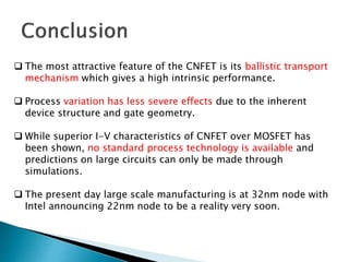 CNFET Technology | PPTX
