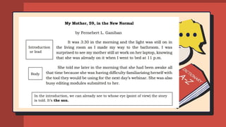 Definition of Feature Story and its types | PPTX