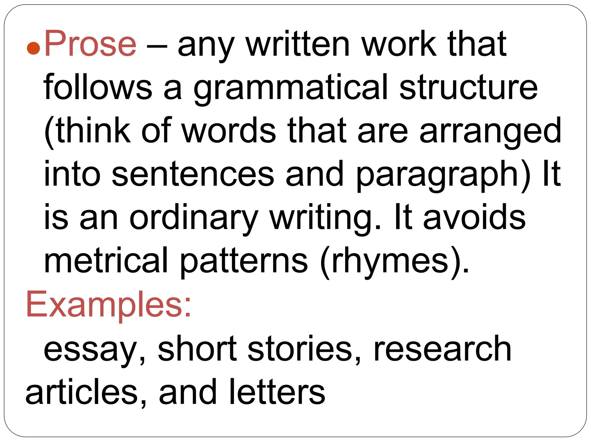 Creative Nonfiction Lesson 1- Literary Genres | PPTX