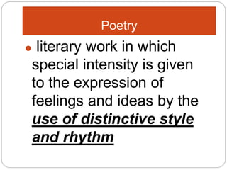 Creative Nonfiction Lesson 1- Literary Genres | PPTX
