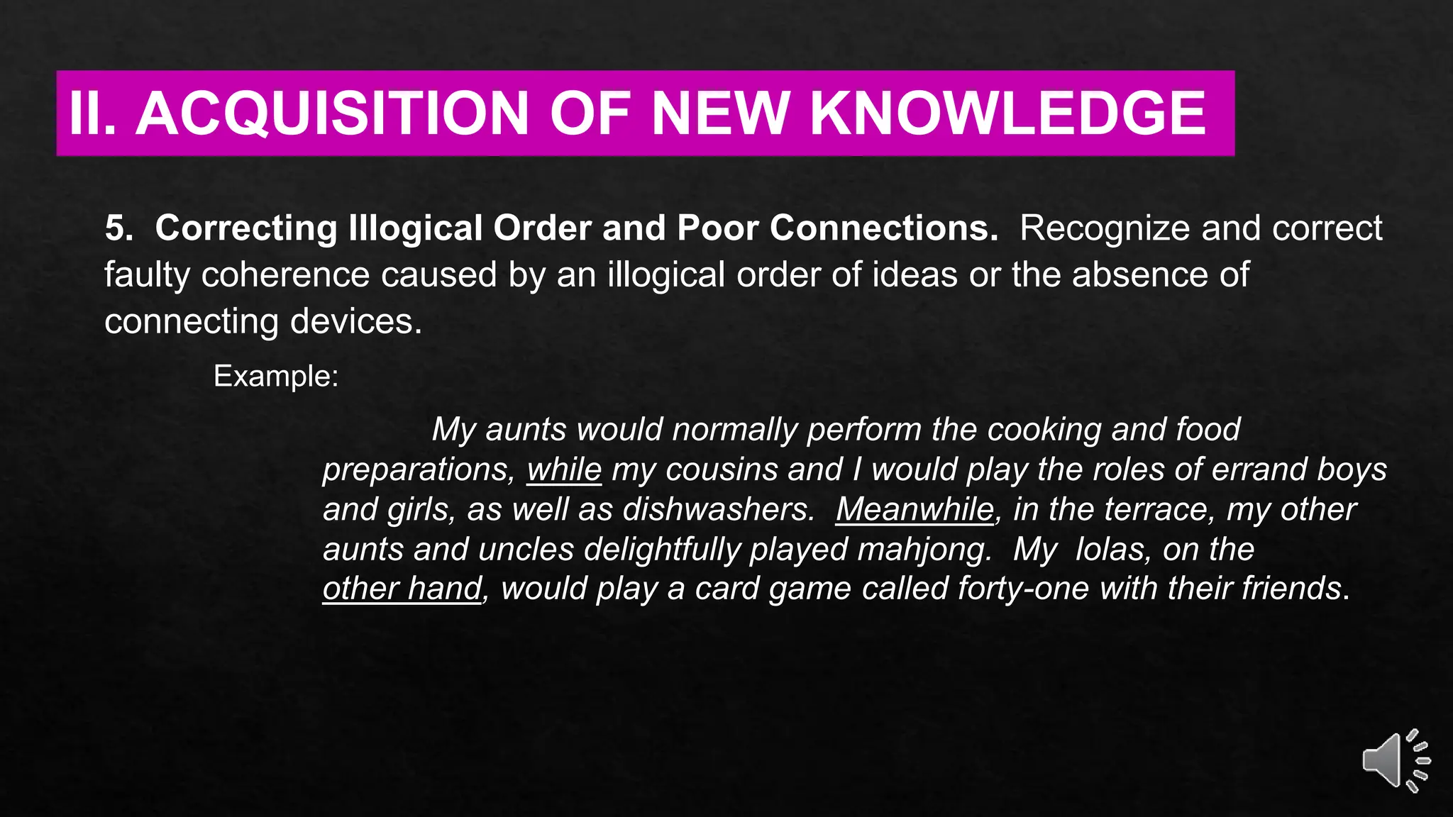 CNF Lesson 8 writing Coherent & Organized Paragraphs.pptx | Homework ...