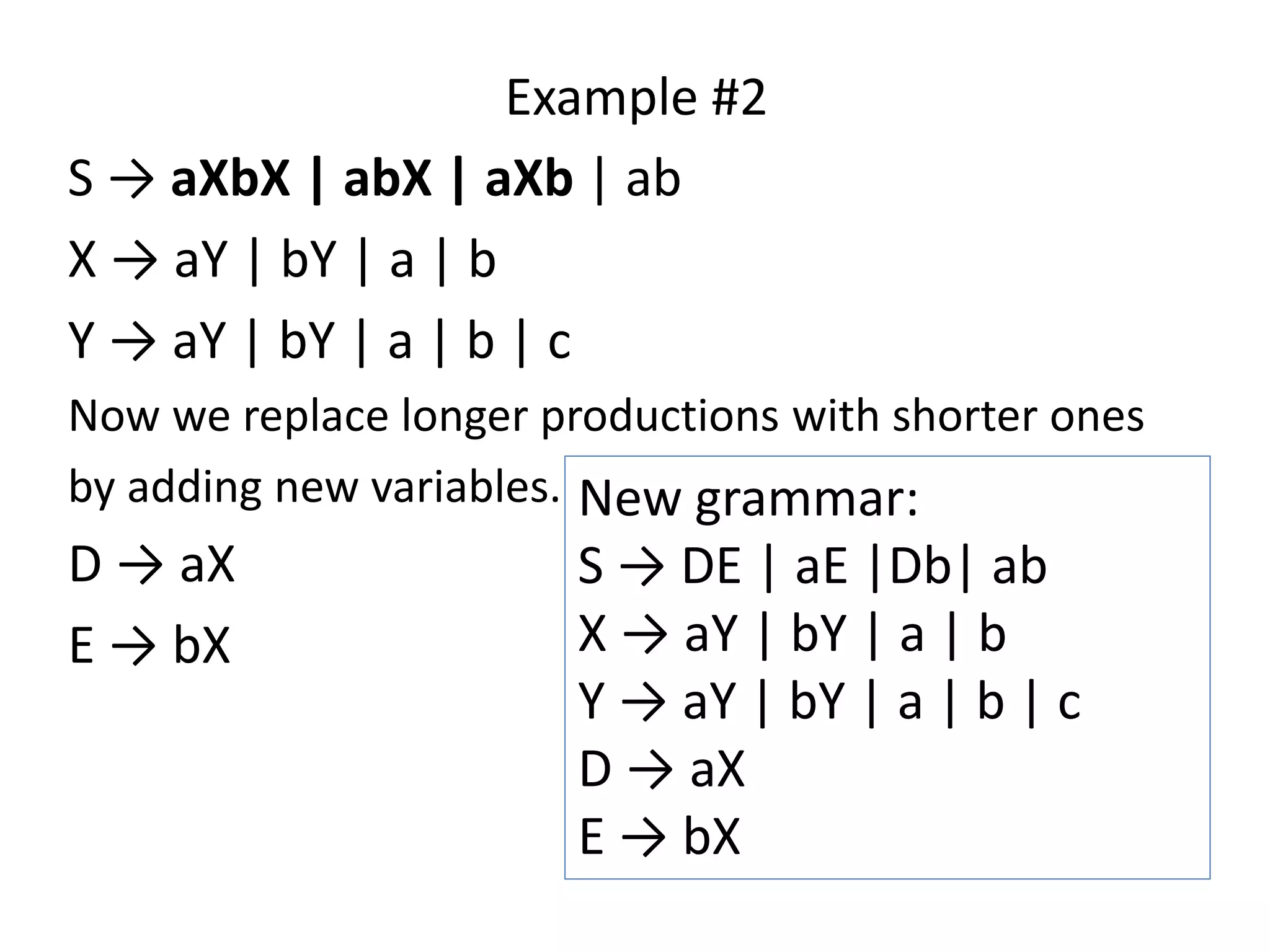 Chomsky Normal Form | PPTX | Programming Languages | Computing