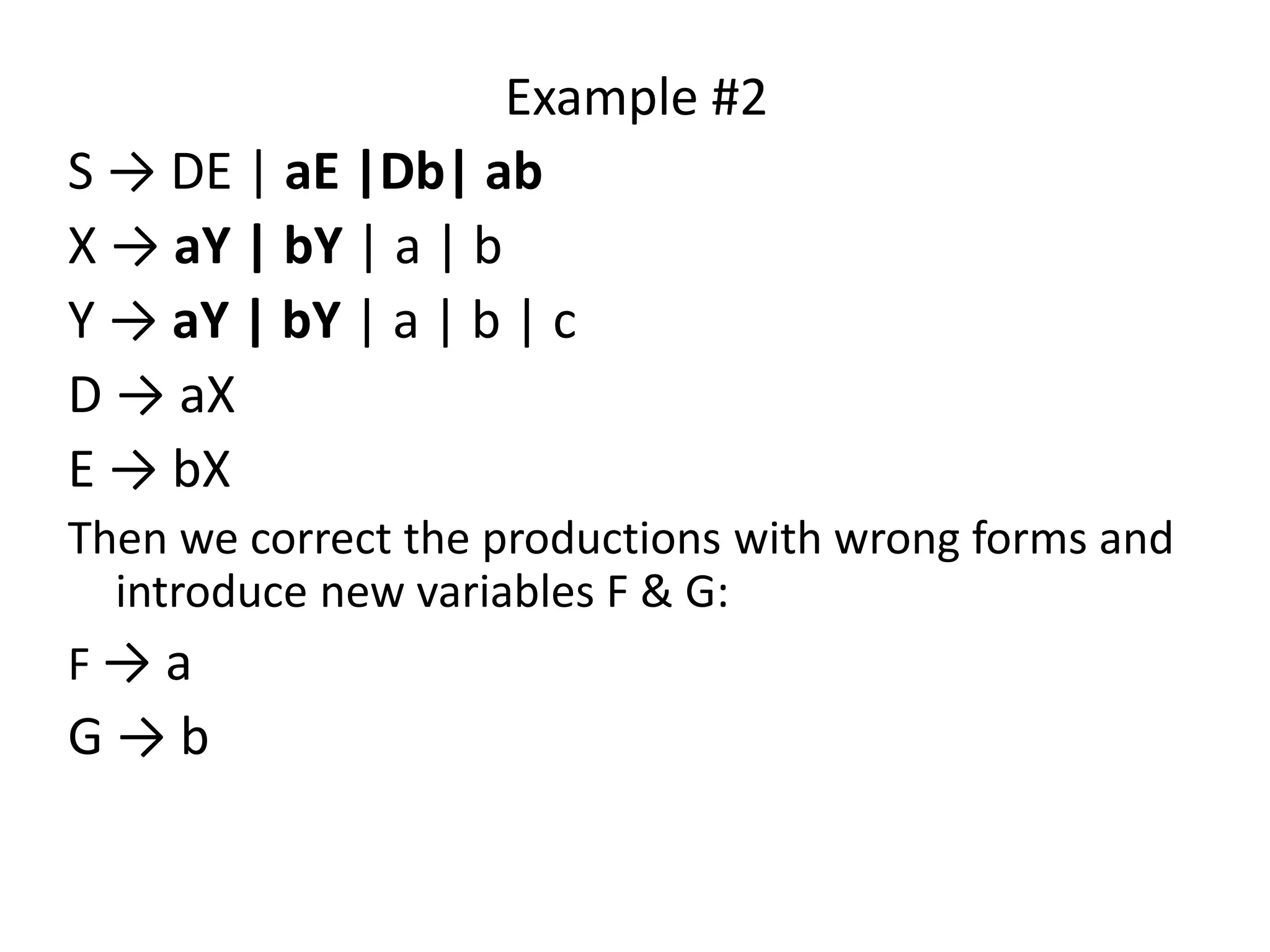 Chomsky Normal Form | PPTX | Programming Languages | Computing