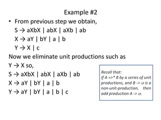 Chomsky Normal Form | PPTX | Programming Languages | Computing