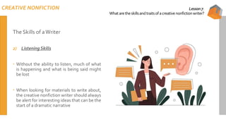 CNF_Slide_Lesson_-_07 - Creative Nonfiction Skills | PPTX
