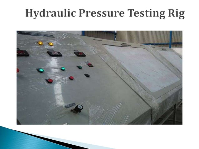 Hydraulic Pressure Testing Rig | PPTX