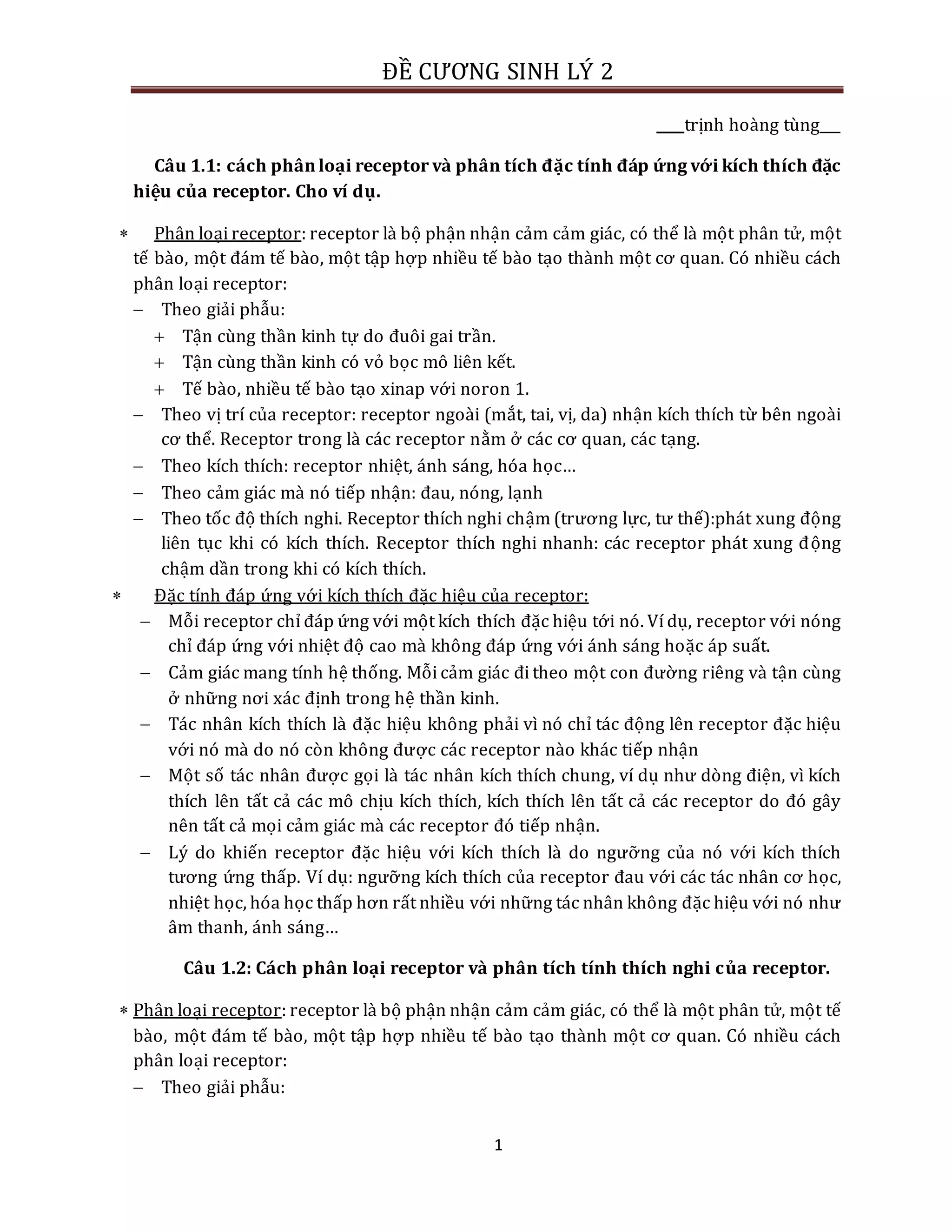 đề Cương-sinh-lý-2 | DOCX