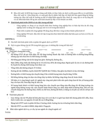 đề Cương địa lí-kinh-tế-1 | DOCX