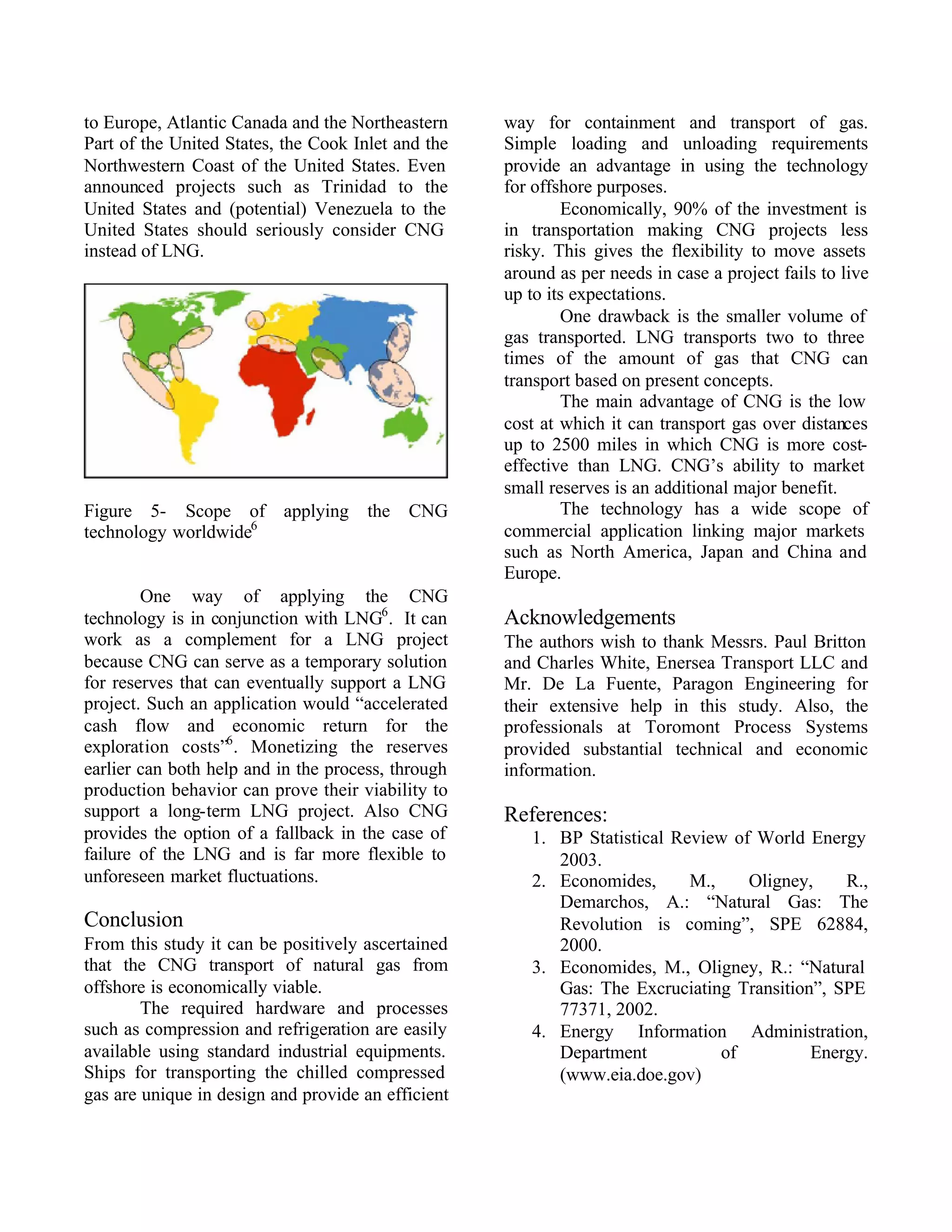 Cng an alternative transport for natural gas instead of lng | PDF