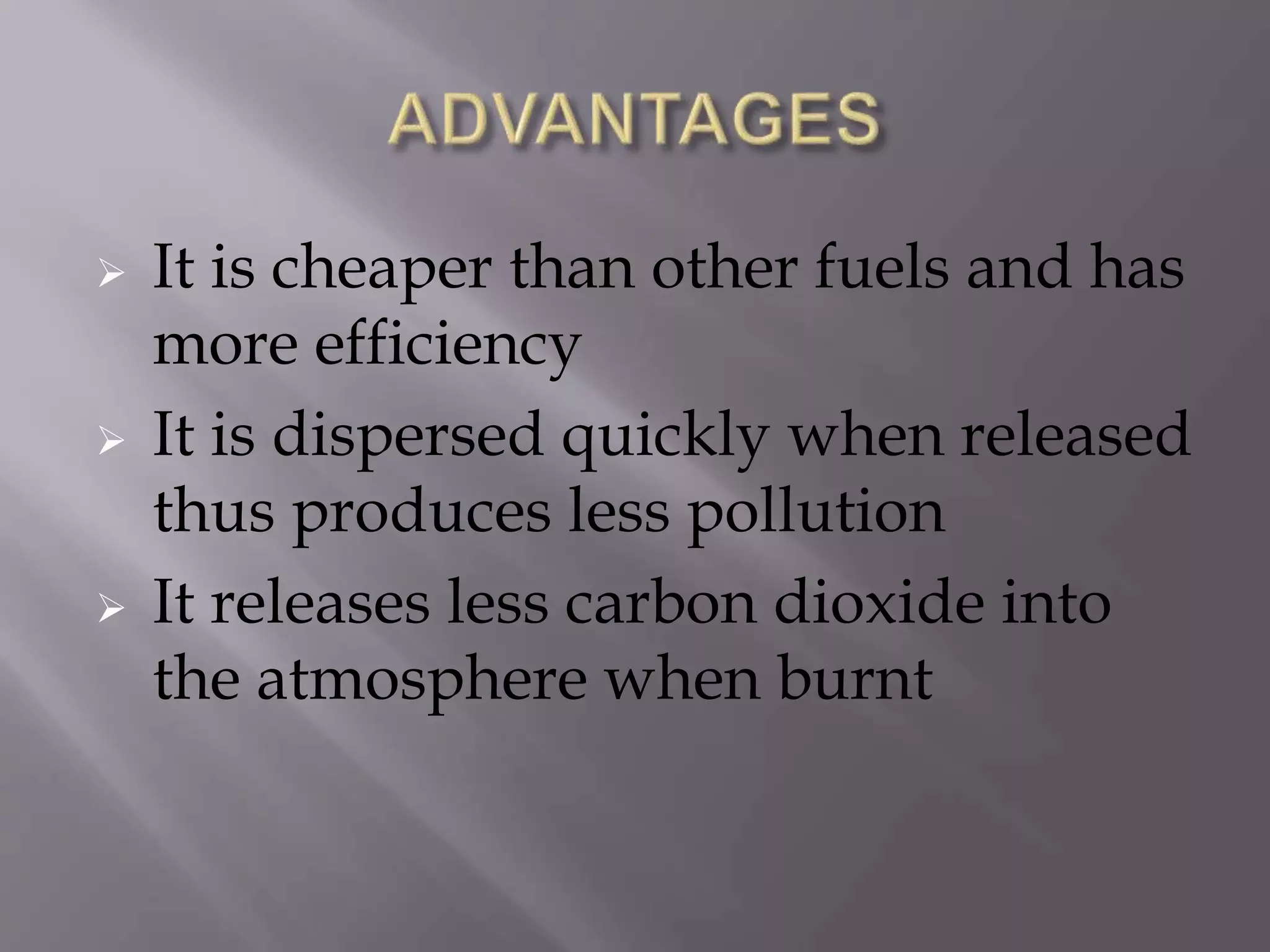 compressed natural gas as a fuel | PPTX