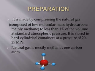 compressed natural gas as a fuel | PPTX