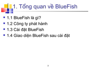 Công cụ tạo mã nguồn mở BlueFish | PPT