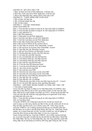 Công cụ và phương pháp phát hiện lỗ hổng bảo mật web application | DOC