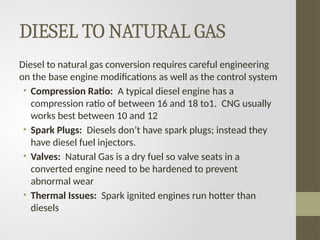 CNG_ENGINE_CONVERSION for beginner engineers | PPT