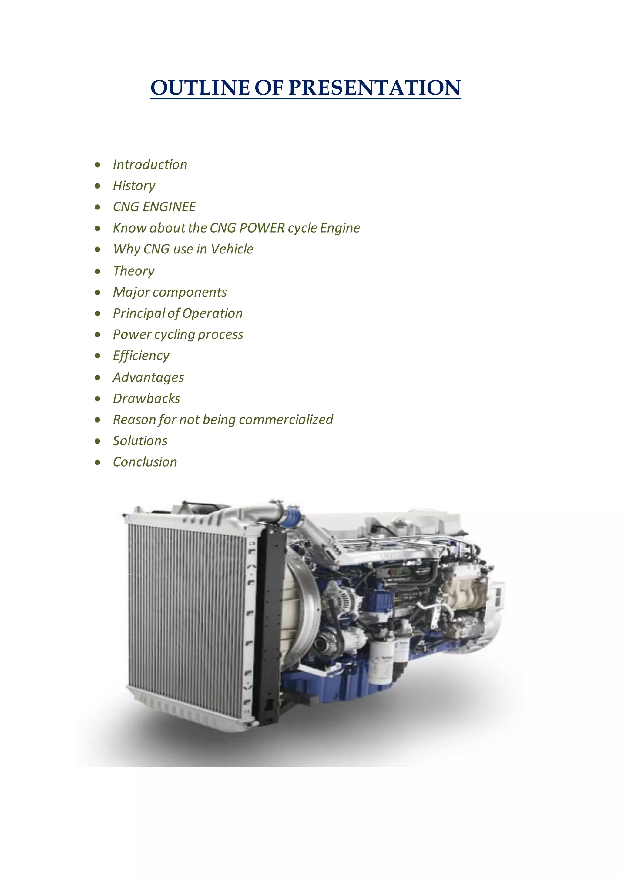 Cng engine projects | DOCX
