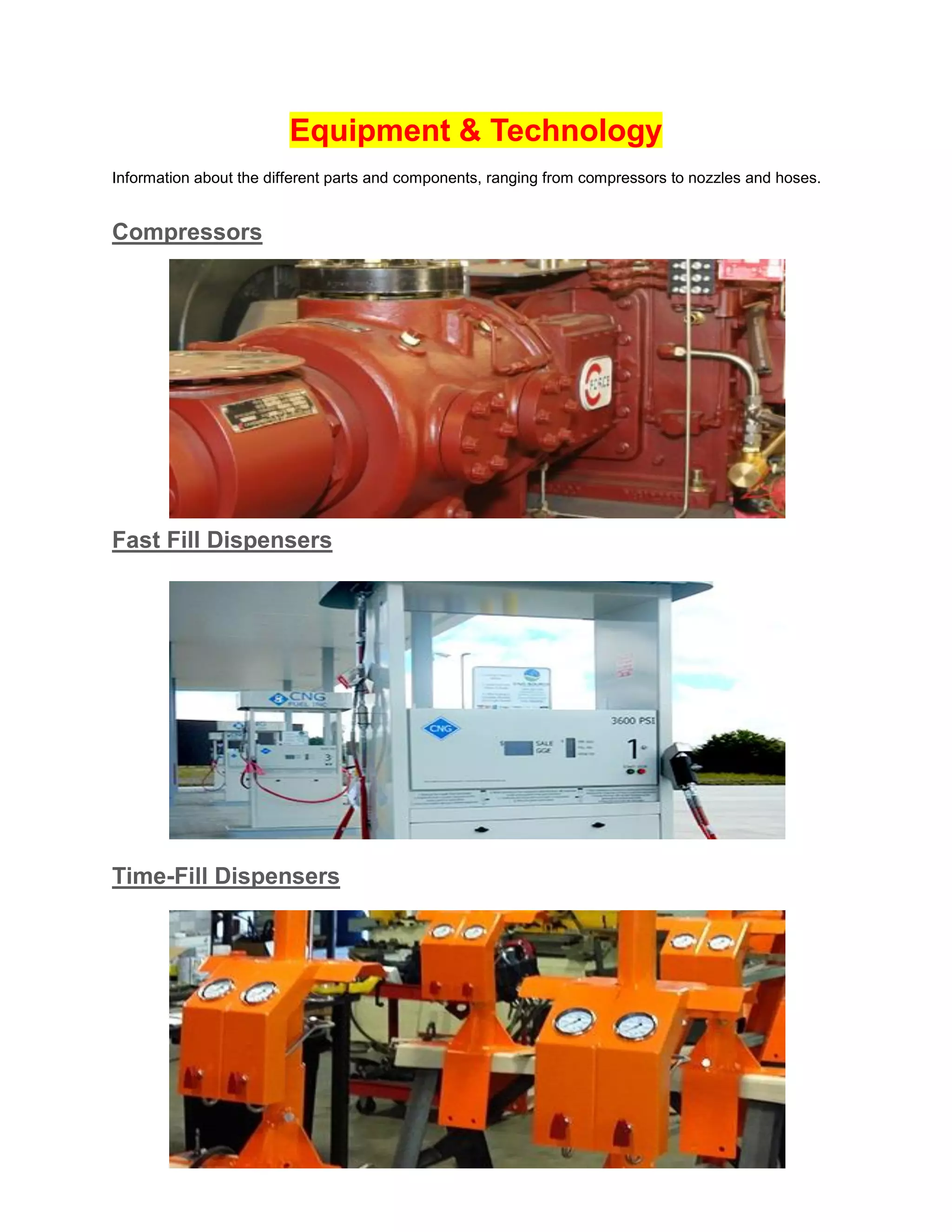 Cng equipment | PDF
