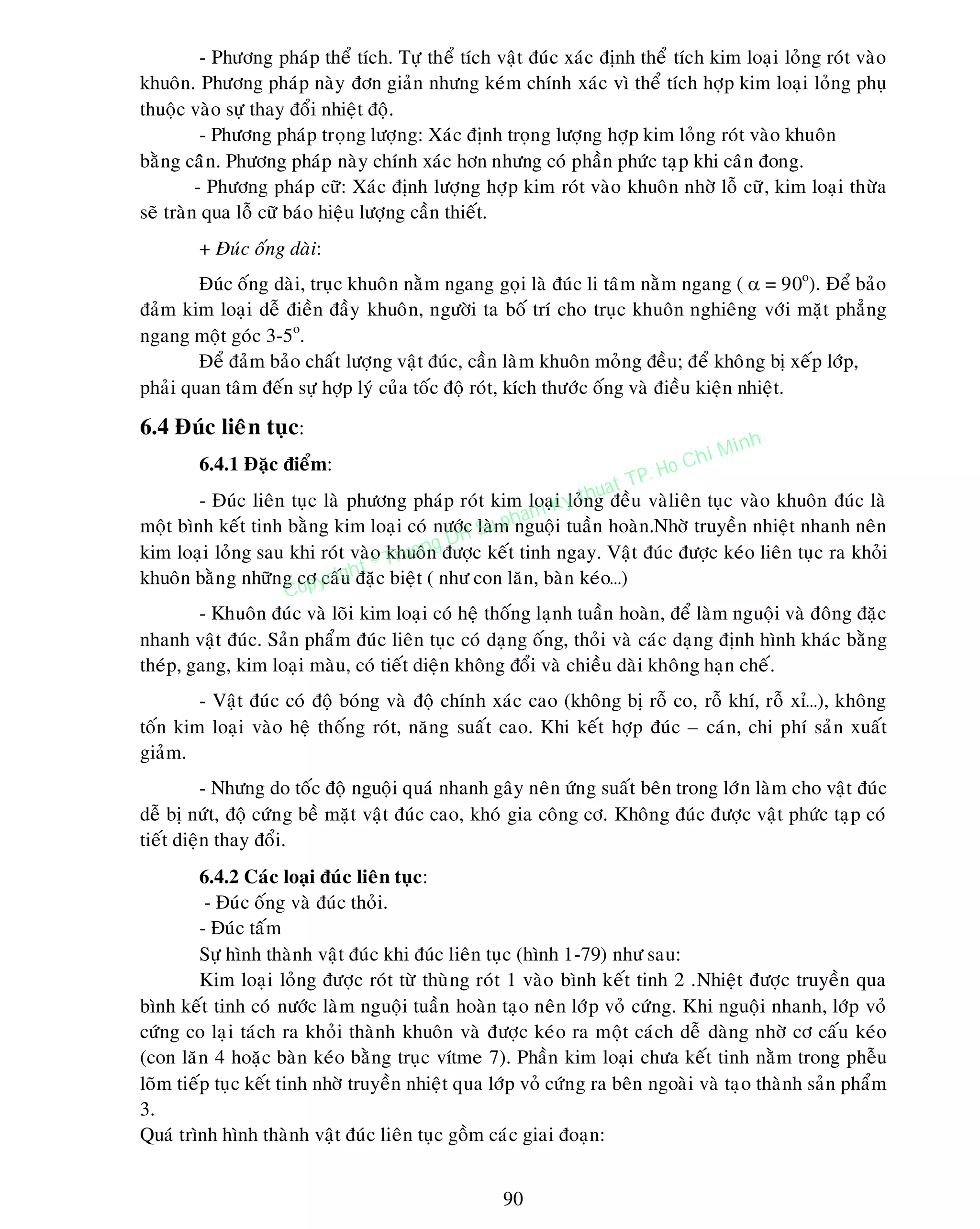 Giáo Trình Công Nghệ Kim Loại-SPKT | PDF