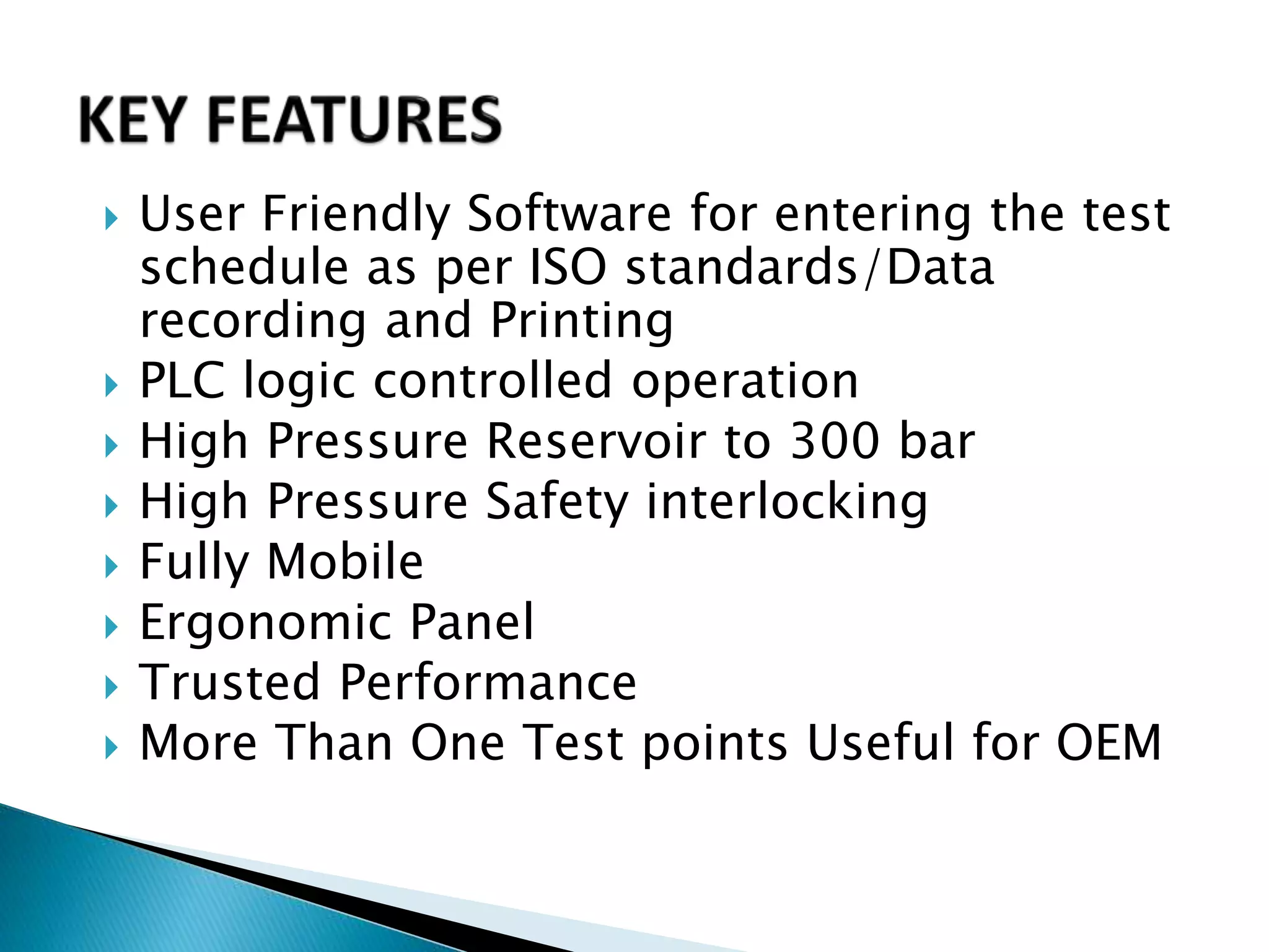 Cng high pressure regulator testing bench ppt | PPTX