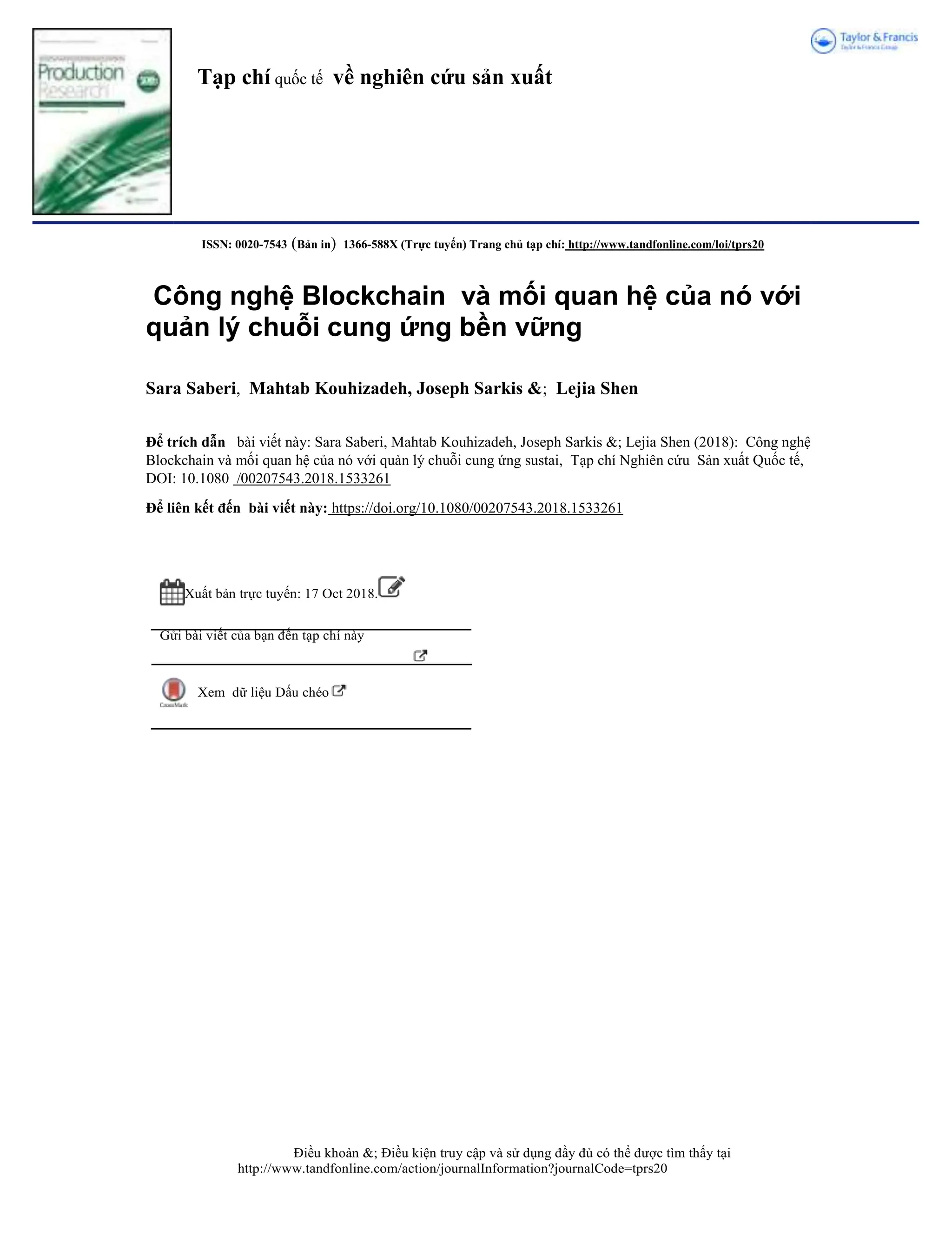 Công nghệ Blockchain và mối quan hệ của nó với quản lý chuỗi cung ứng bền vững.docx