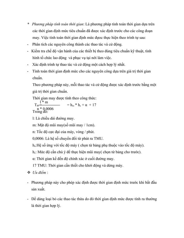 [Công nghệ may] tài liệu về chuẩn bị sản xuất trong ngành may | DOC