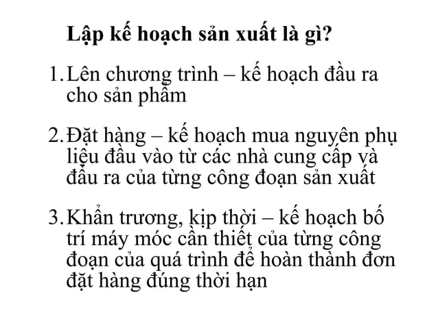 [Công nghệ may] tài liệu về merchandising quản lý đơn hàng | PPT