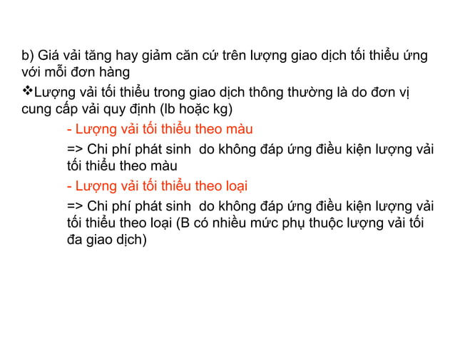 [Công nghệ may] tài liệu về merchandising quản lý đơn hàng | PPT