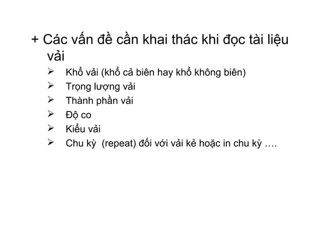 [Công nghệ may] tài liệu về merchandising quản lý đơn hàng | PPT