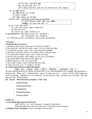 Cương ôn tập hkii tiếng anh lớp 7 | PDF