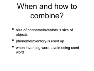 Combinatorial Naming Game | PPT