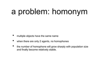 Combinatorial Naming Game | PPT