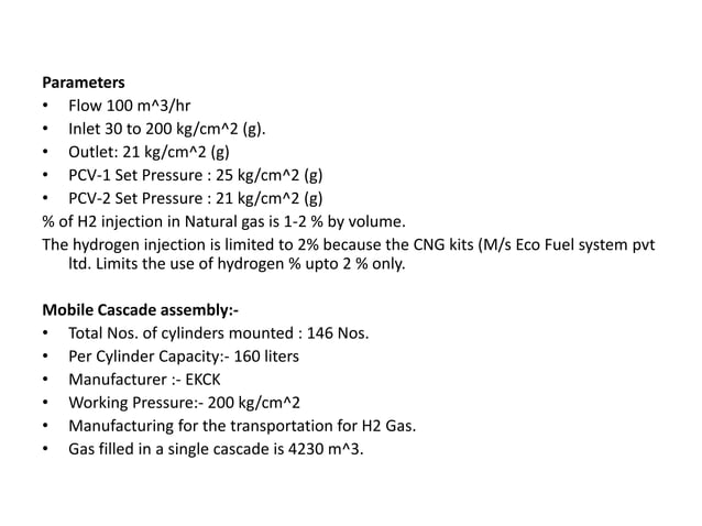 CNG Technical & Hydrogen Blending in Natural Gas pipeline.pptx