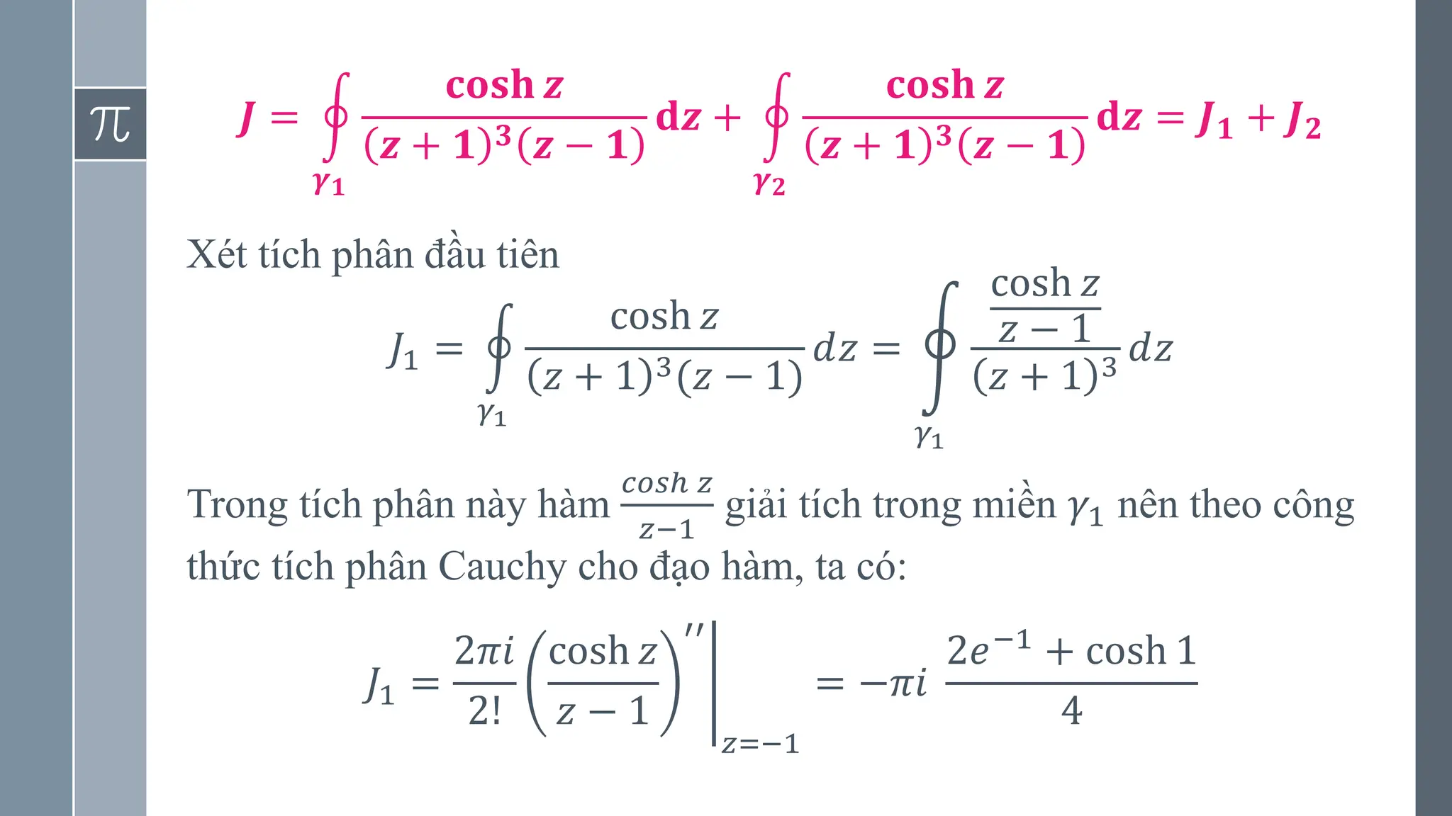 CÔNG THỨC TÍCH PHÂN CAUCHY và ứng dụng trong giải tích phức.pptx