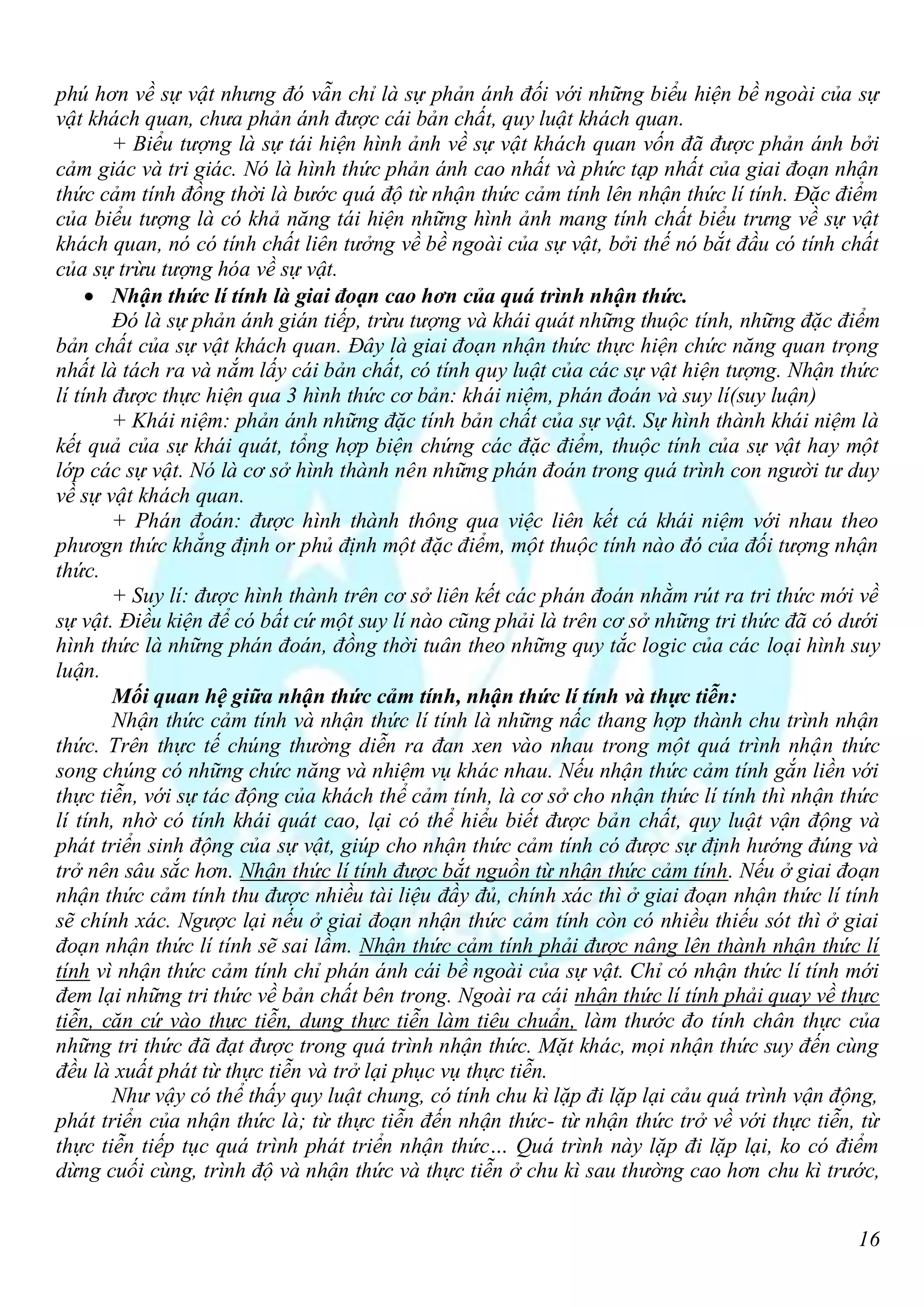 đề Cương triết học mác lê nin | PDF