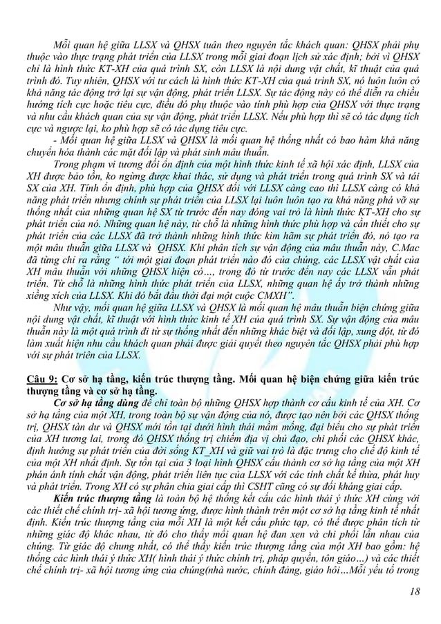 đề Cương triết học mác lê nin | PDF