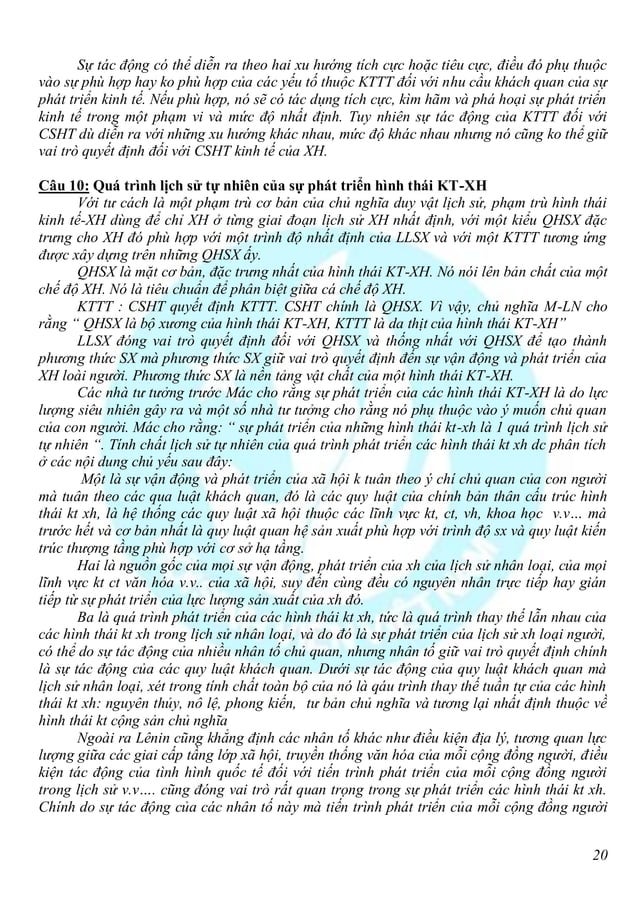 đề Cương triết học mác lê nin | PDF