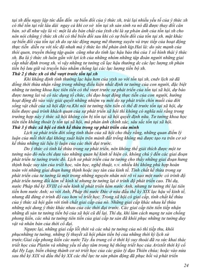 đề Cương triết học mác lê nin | PDF