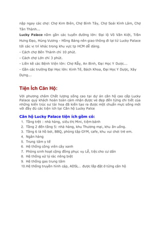 Căn hộ lucky palace ngay trung tâm quận 6 | PDF