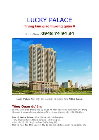 Căn hộ lucky palace ngay trung tâm quận 6 | PDF