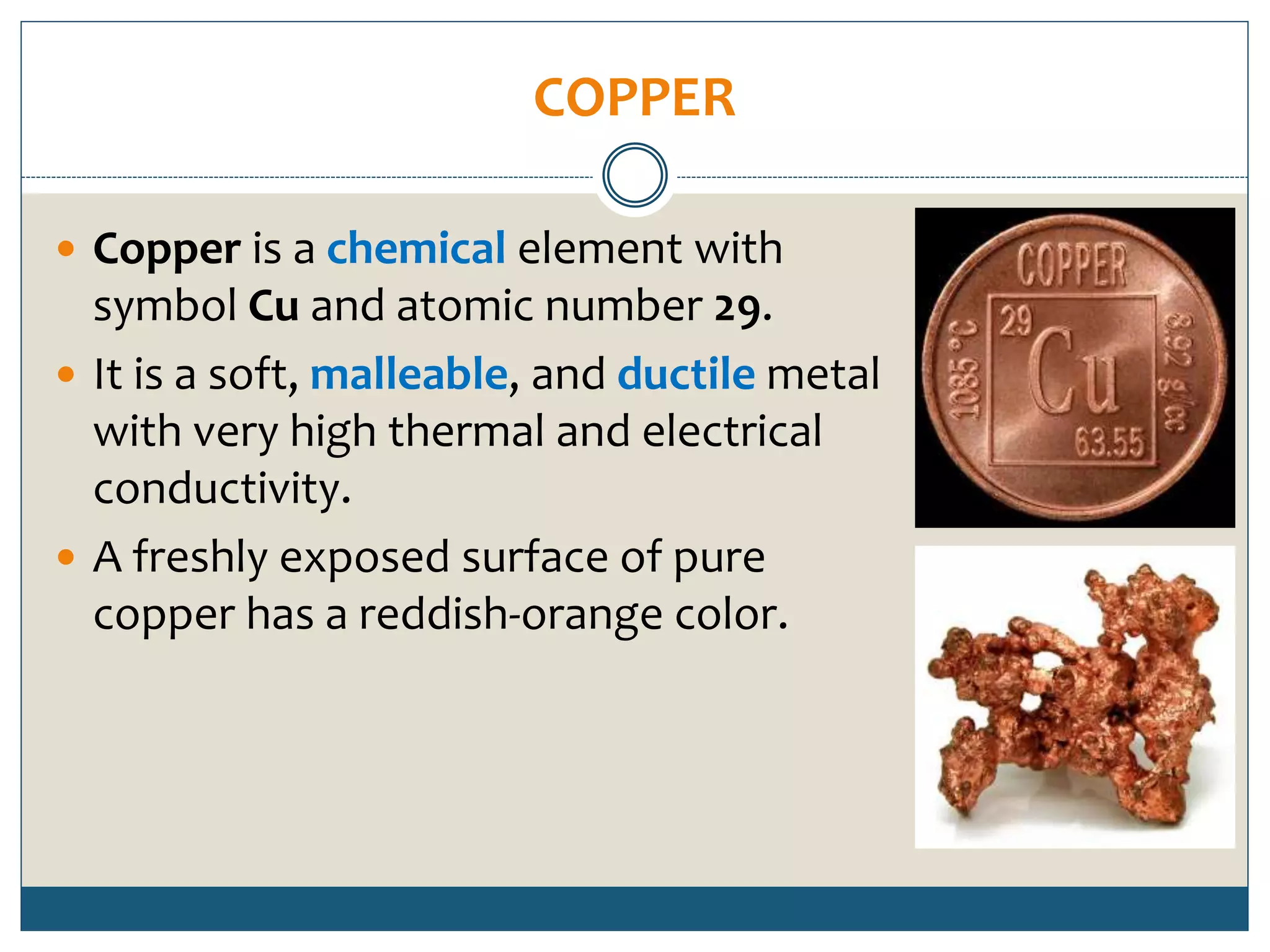 Copper in health and disease - Dr Srinivas Sankaranarayanan | PPTX