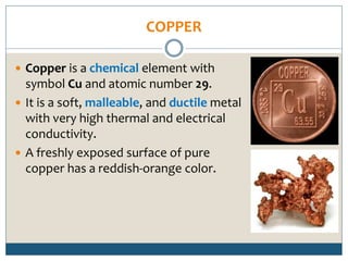 Copper in health and disease - Dr Srinivas Sankaranarayanan | PPTX