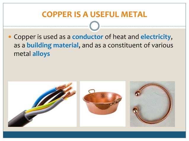 Copper in health and disease - Dr Srinivas Sankaranarayanan | PPT